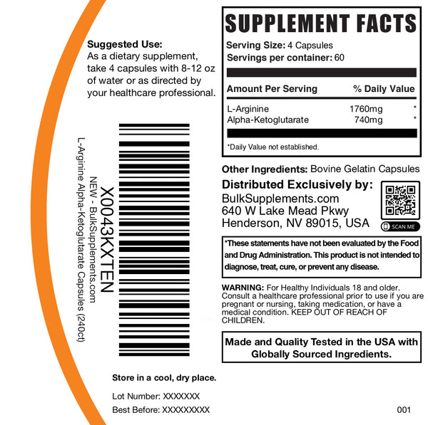AAKG Capsules - Get Pumped Today