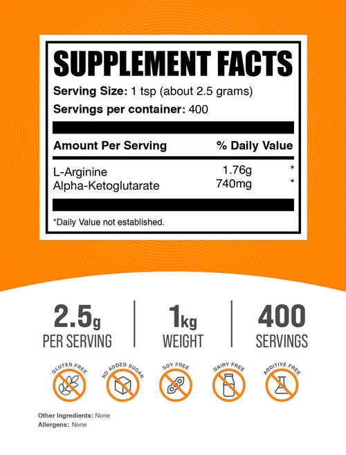 AAKG | L-Arginine Alpha-Ketoglutarate