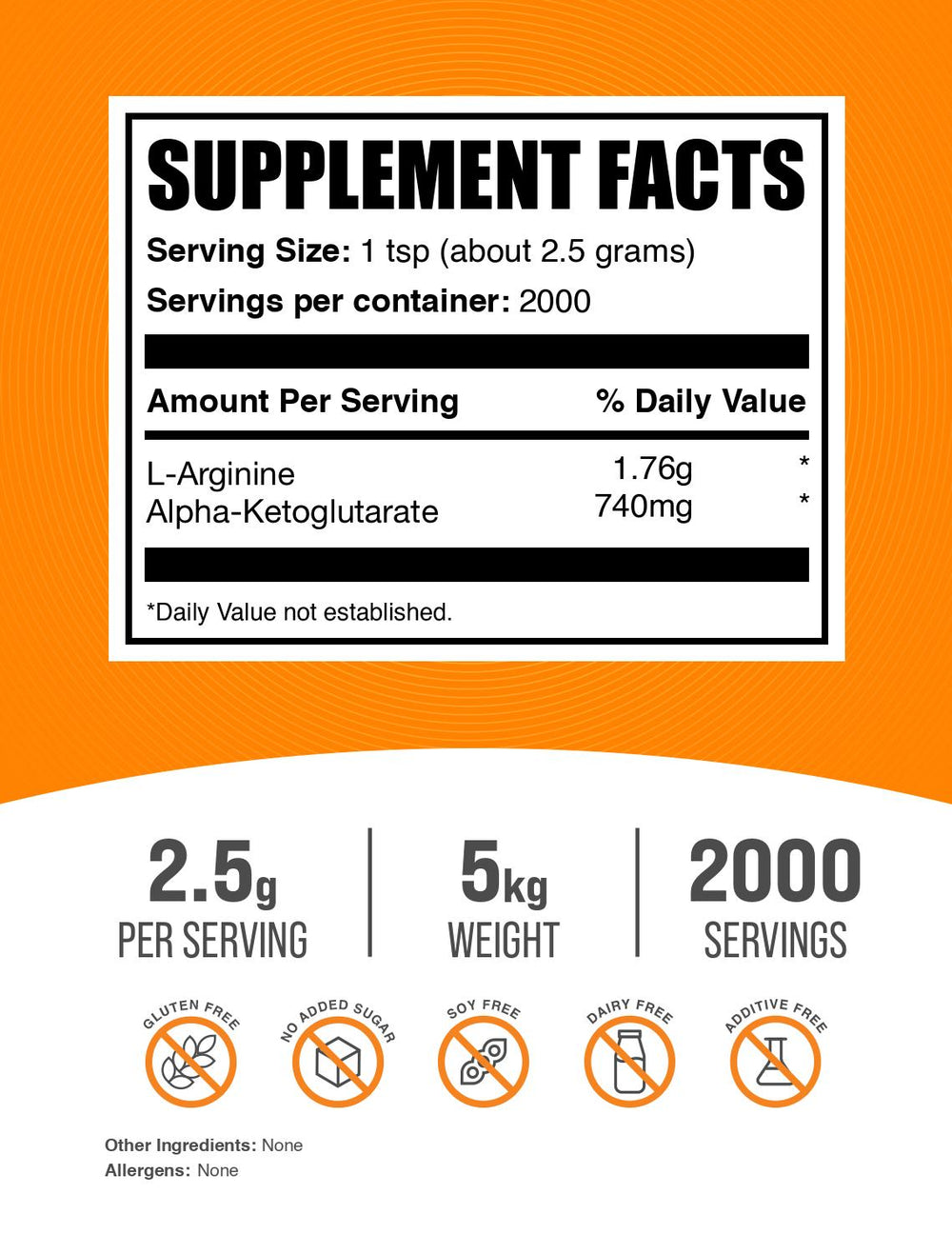 AAKG | L-Arginine Alpha-Ketoglutarate