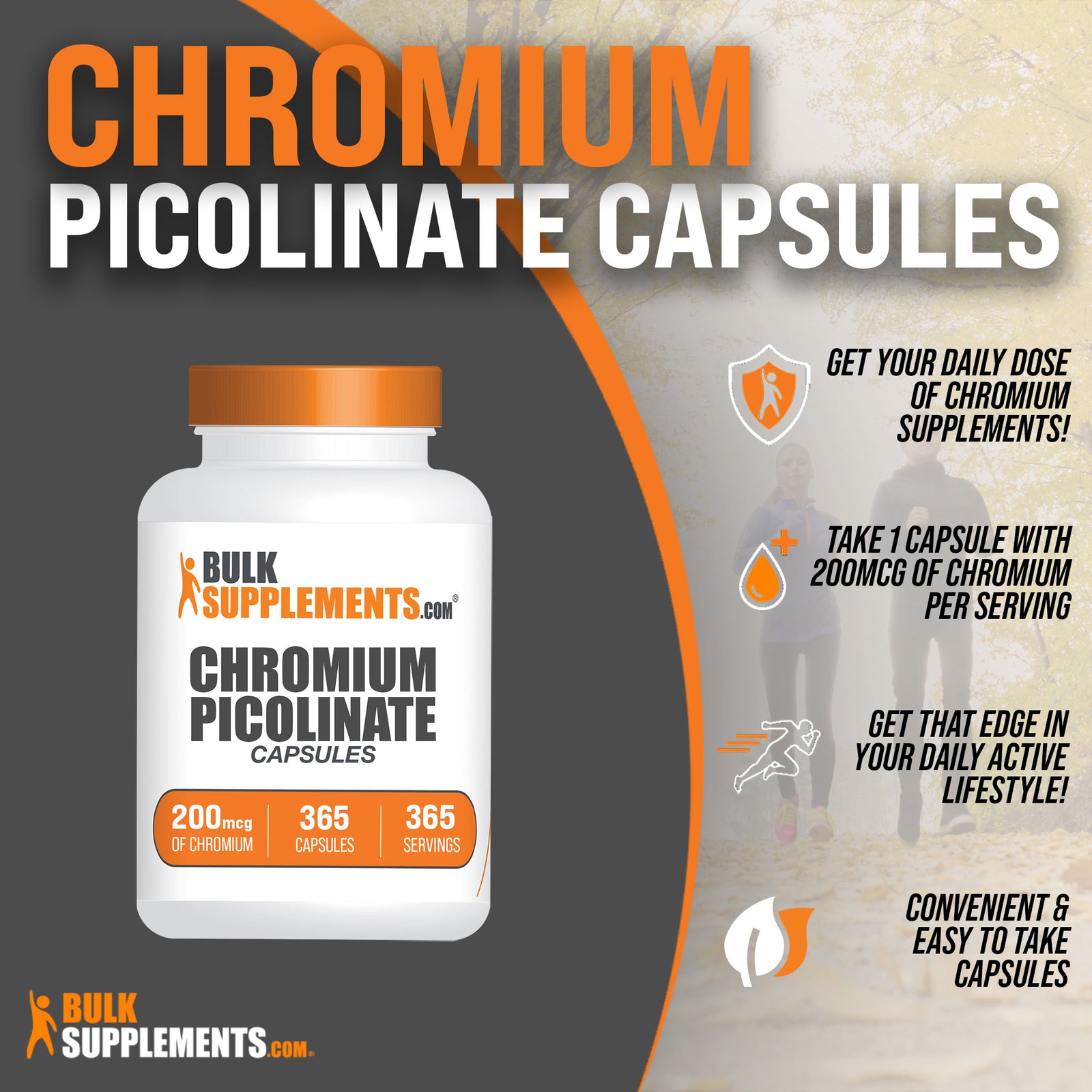 Chromium Picolinate Capsules - Formulated For Maximum Absorption