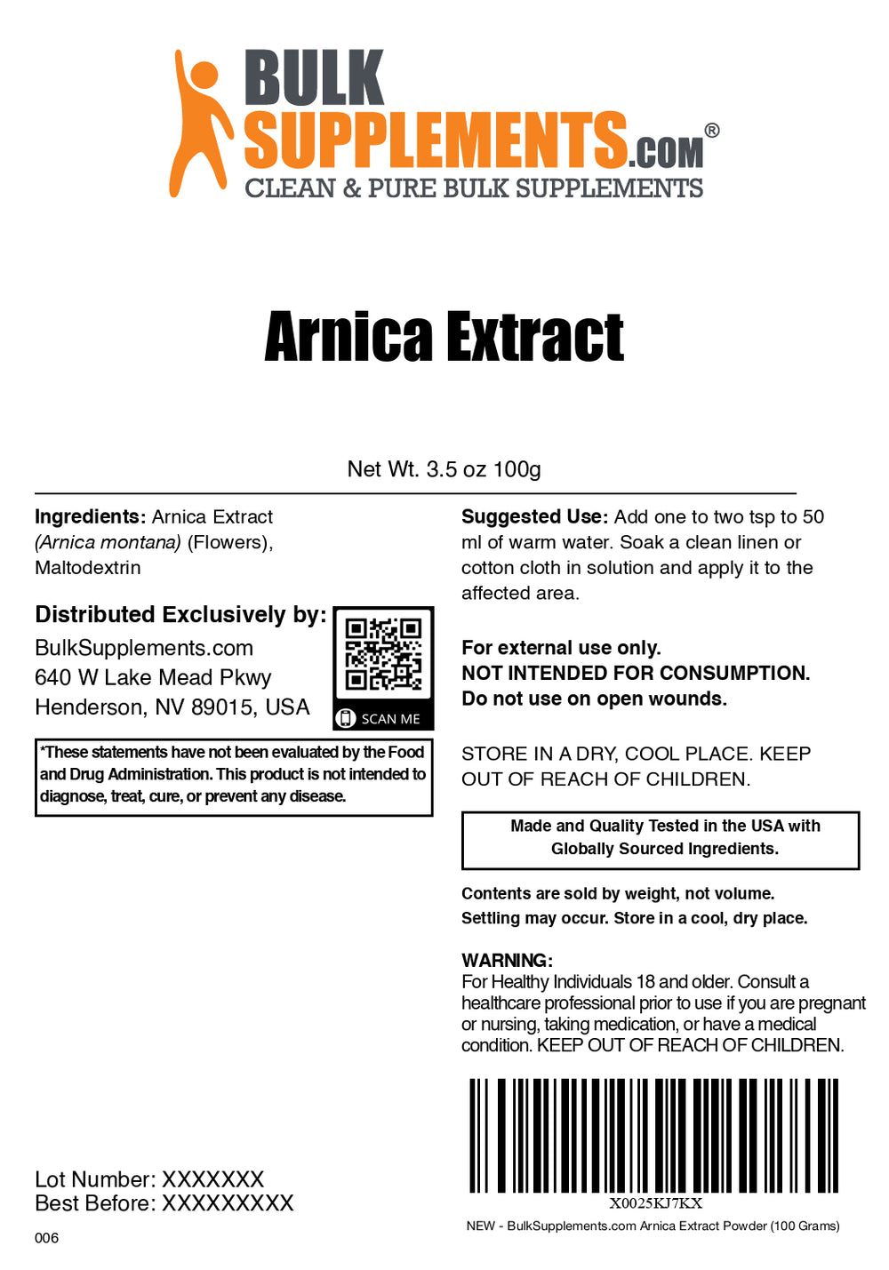 Arnica Extract | Arnica montana