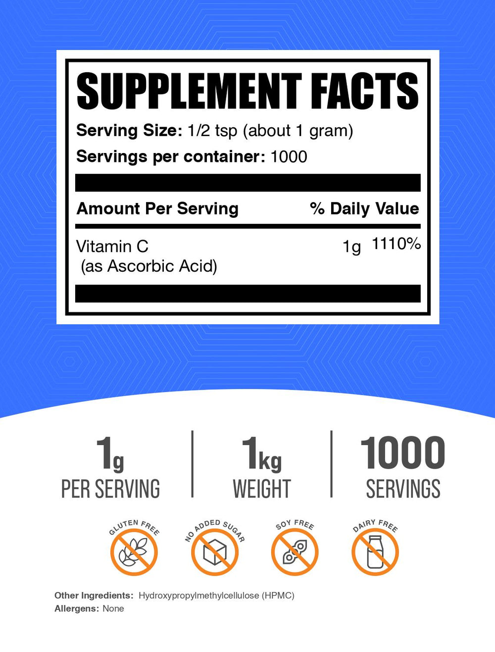 Ascorbic Acid Powder | Vitamin C Powder | Vitamin C Supplement