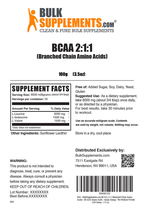 BCAA Powder | Branched Chain Amino Acids