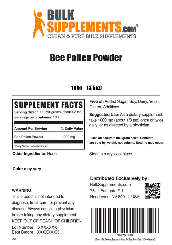 Bee Pollen Powder | Bee Products | Bee Pollen Nutrition
