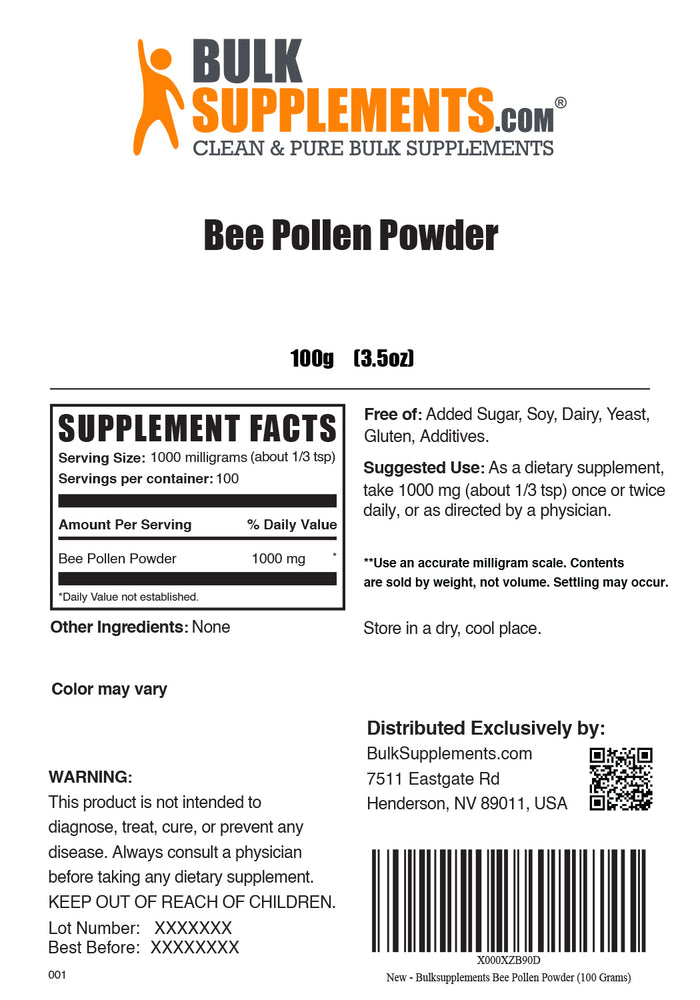 Bee Pollen Powder | Bee Products | Bee Pollen Nutrition