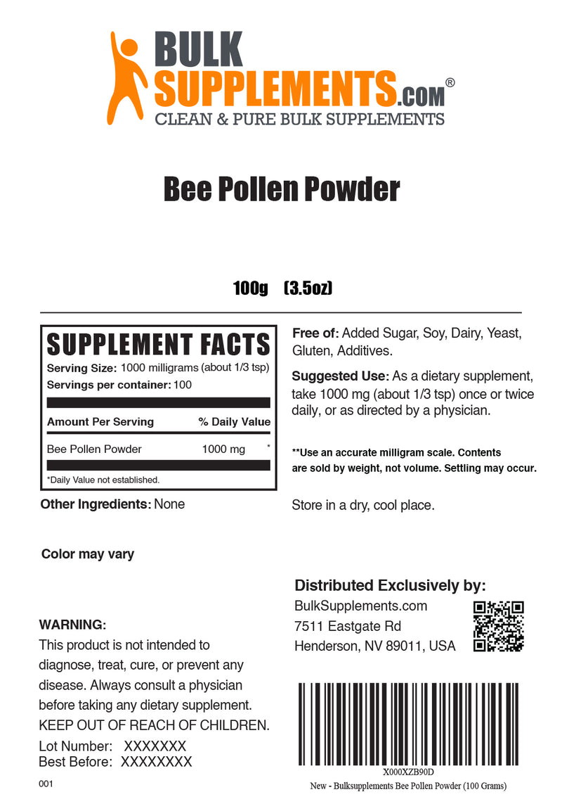Bee Pollen Powder | Bee Products | Bee Pollen Nutrition