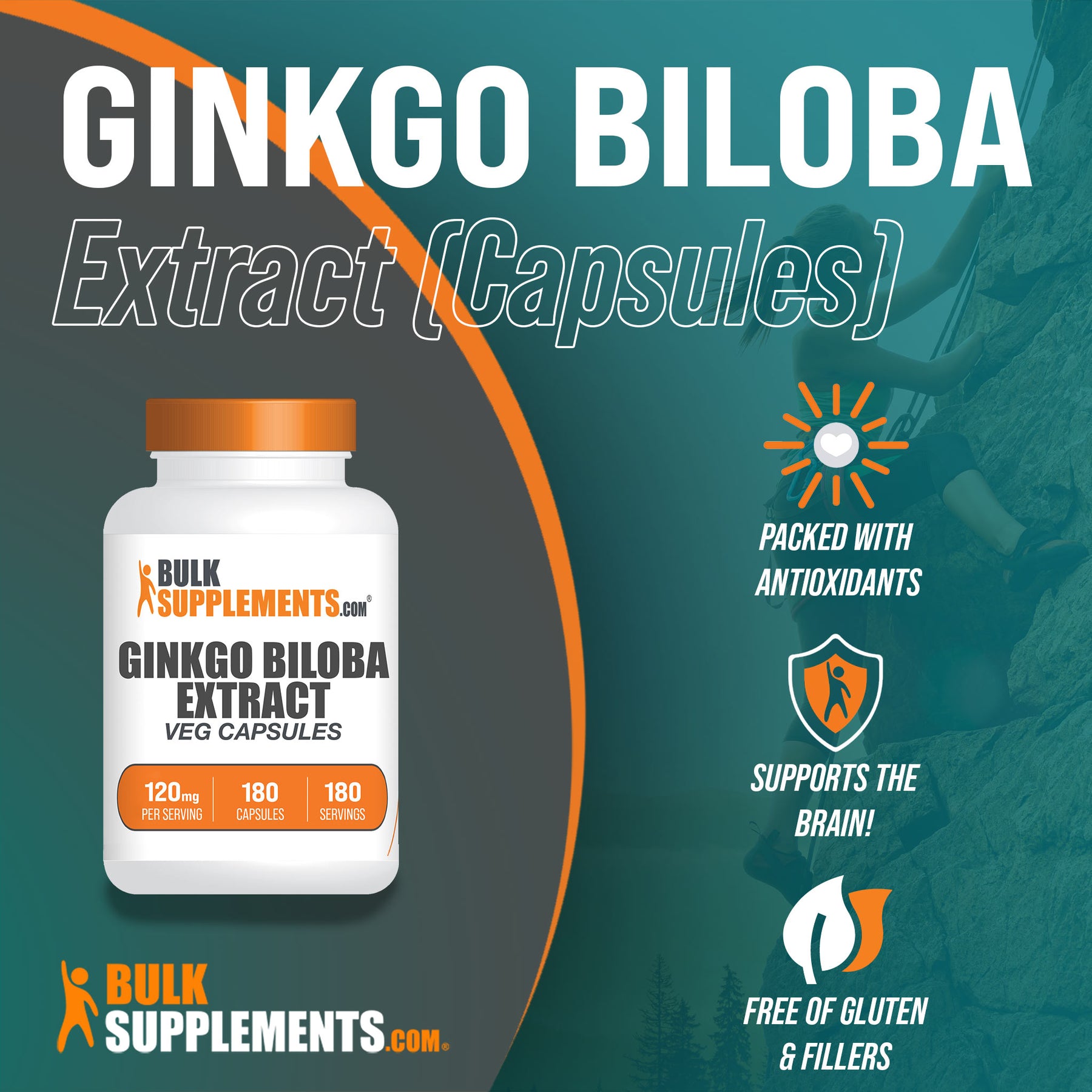 Ginkgo Biloba Pills - Get Improved Memory & Focus