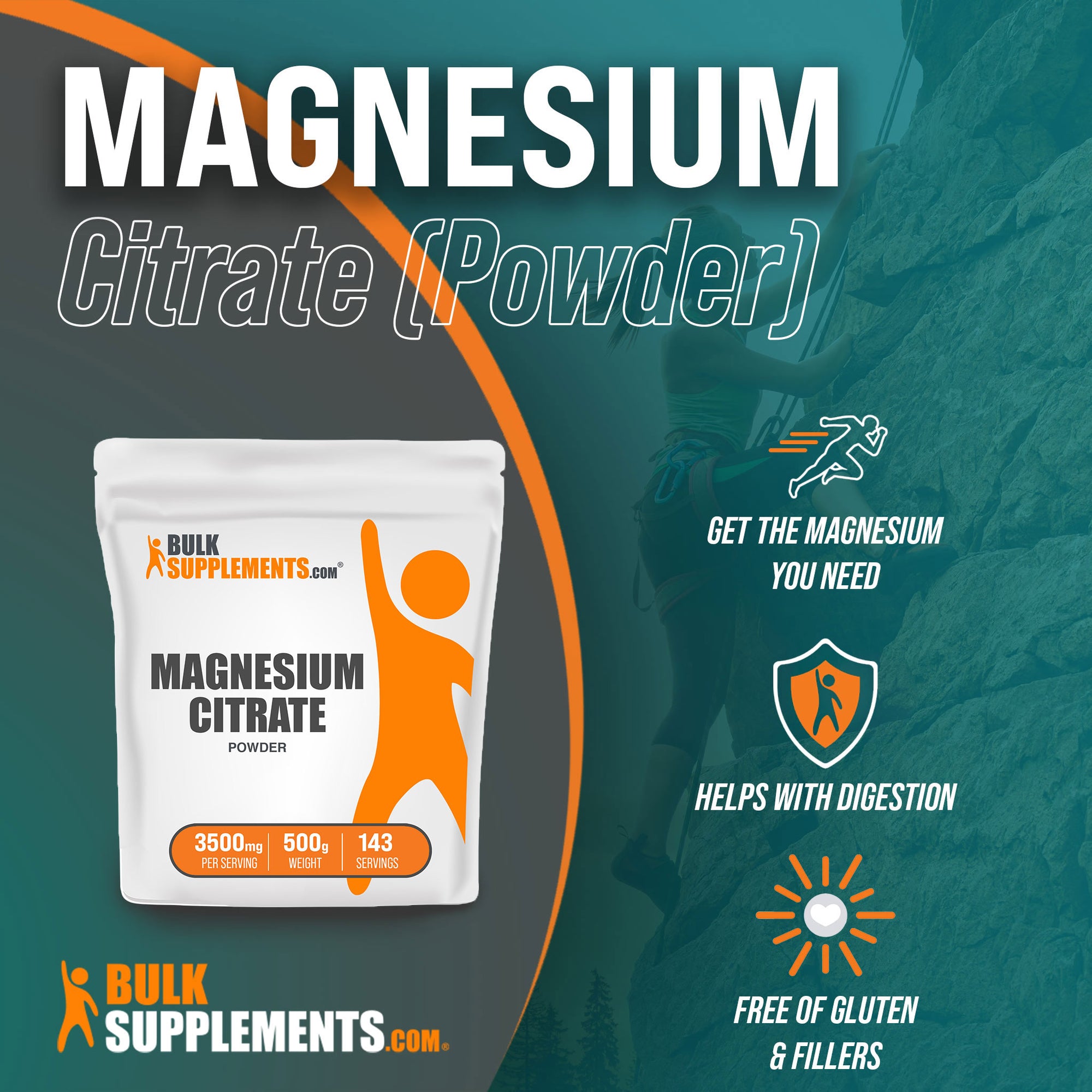 Magnesium Citrate Powder | Magnesium Supplement