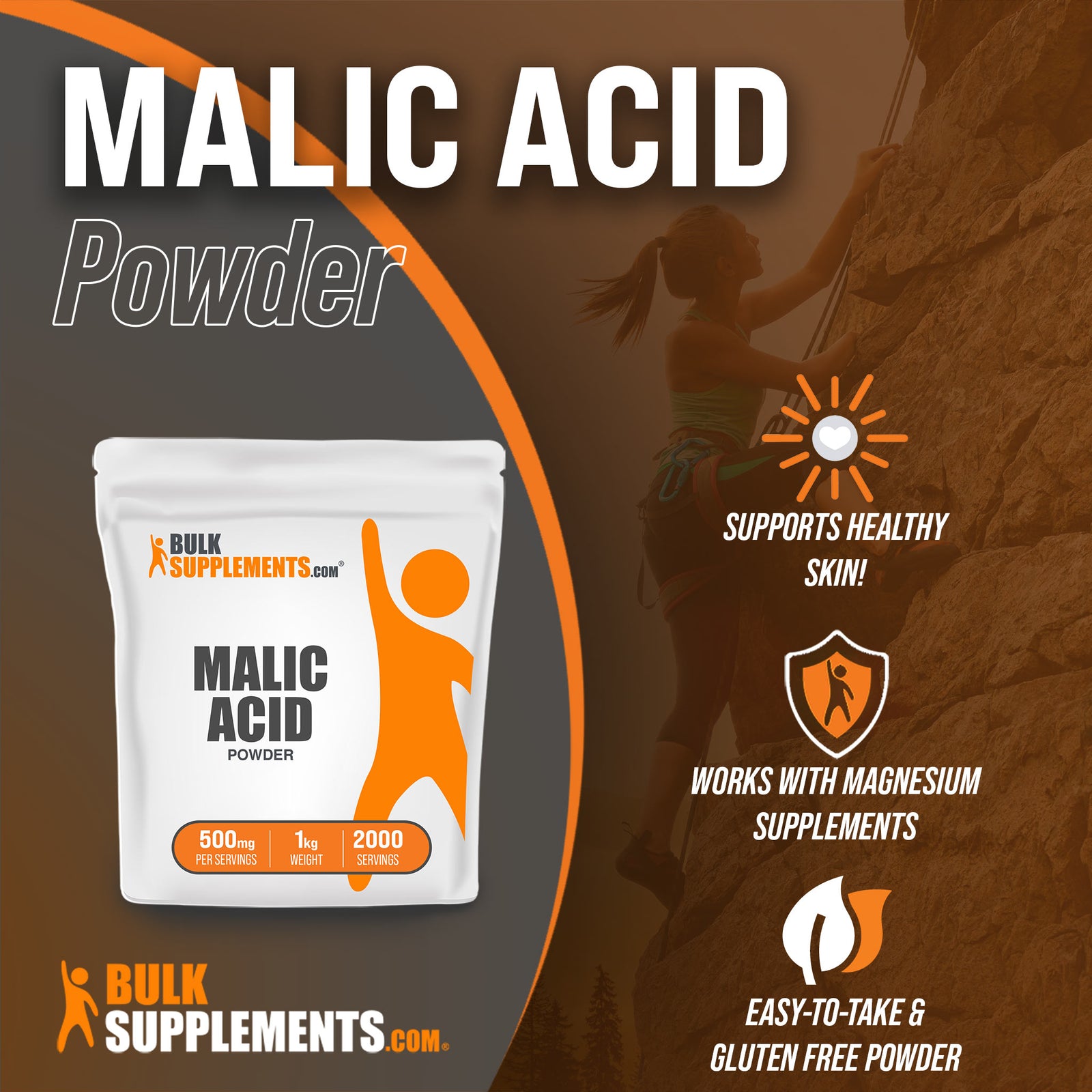 DL-Malic Acid Powder | DL-Malic Acid Supplement