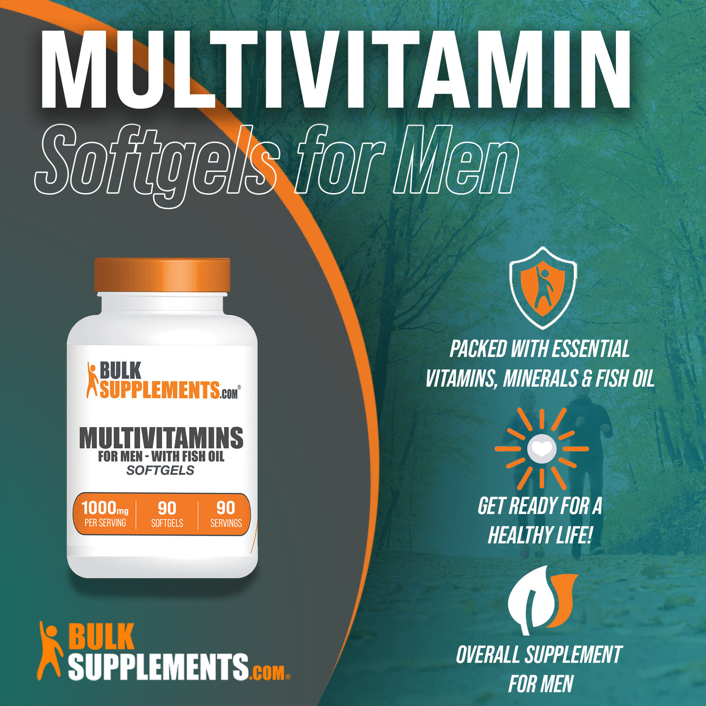 Multivitamin Softgels for Men - Get the Nutrients Your Body Needs