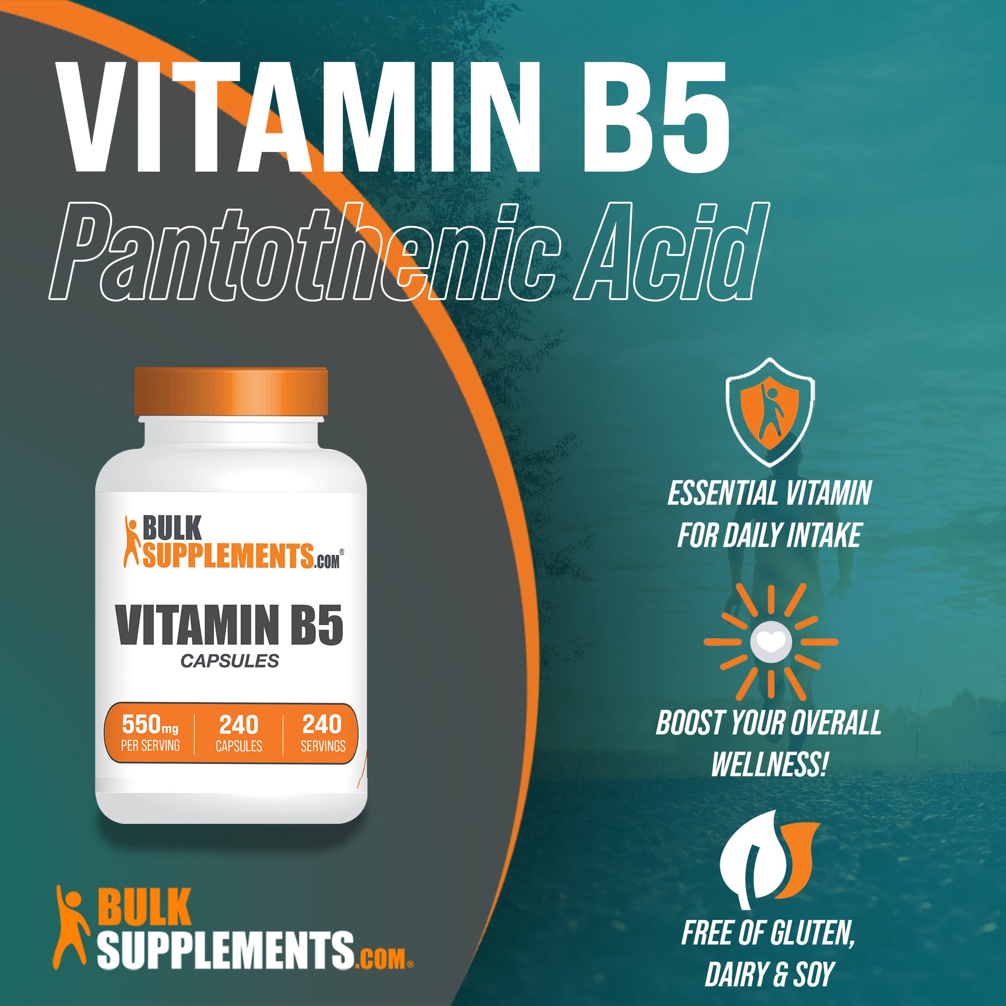 Vitamin B5 Capsules - Maximum Strength for Optimal Health