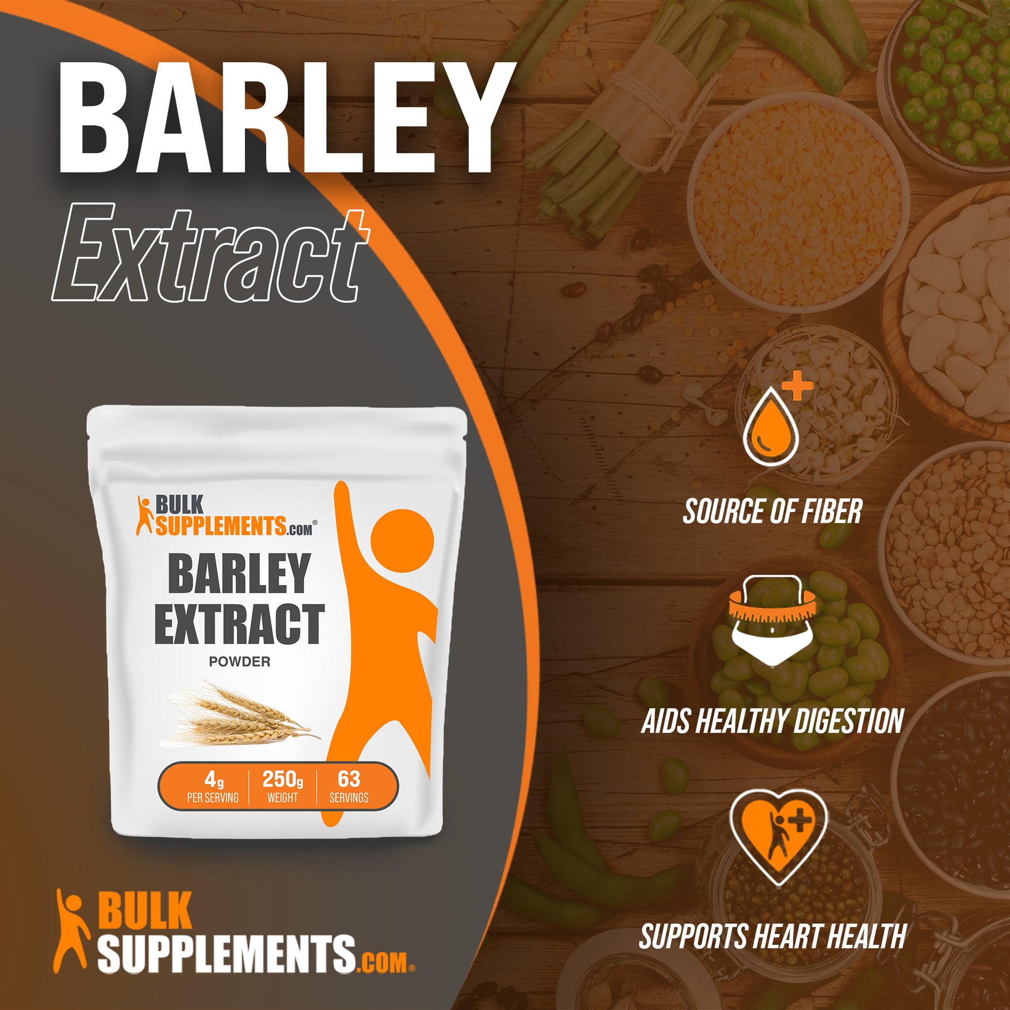 Barley Extract | Hordeum vulgare Extract | Herbal Supplements