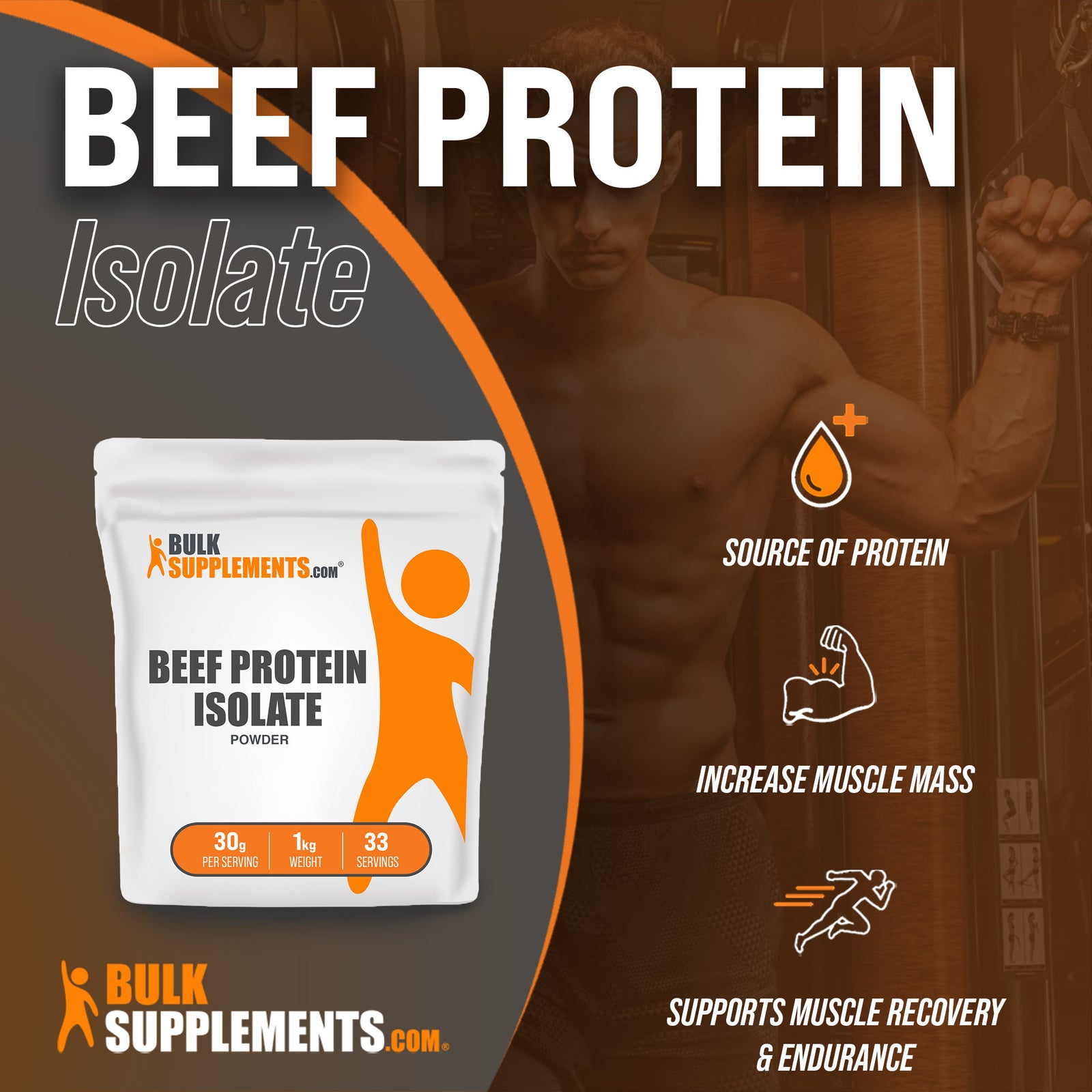 Beef Protein Powder Isolate | Workout Supplements