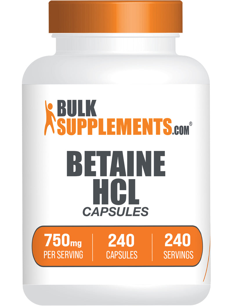 Betaine HCl Capsules - For Better Digestion & A Healthy Heart