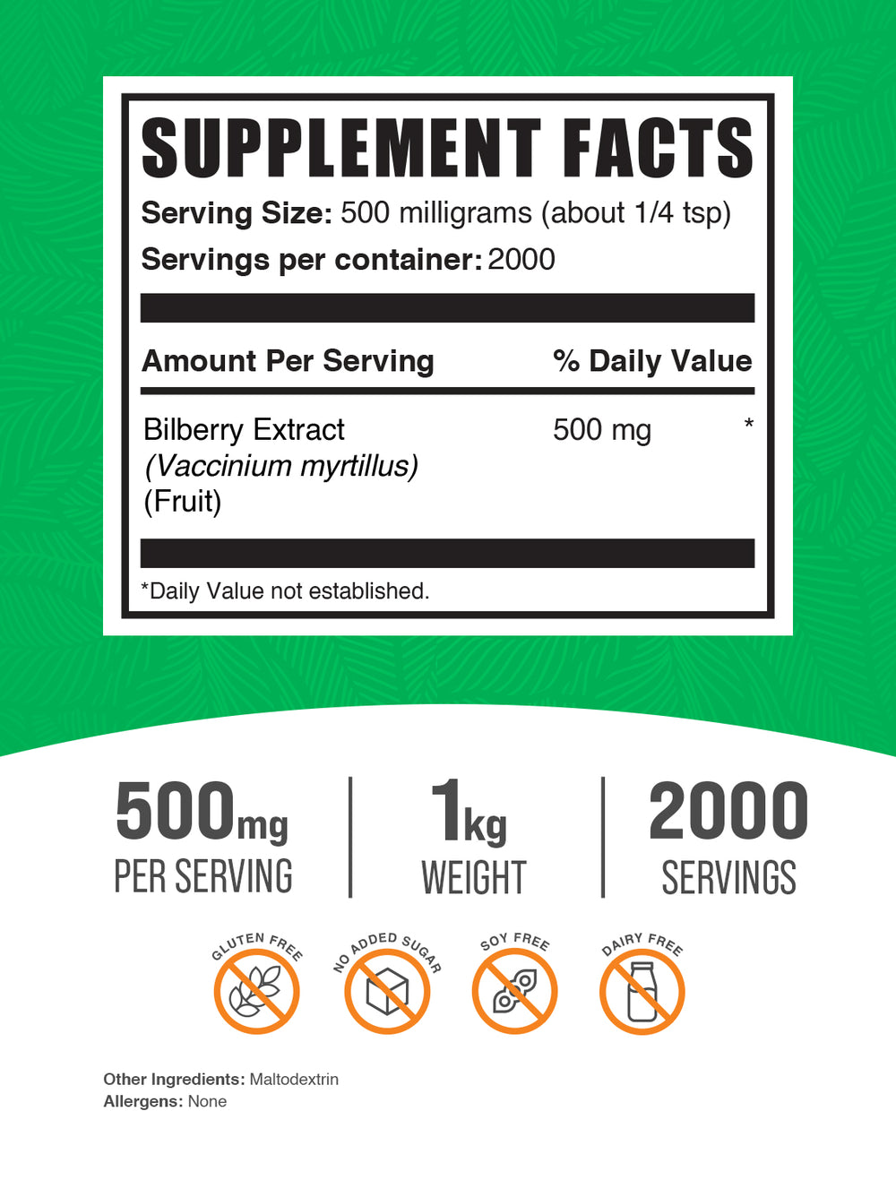 Bilberry Extract Powder | Vaccinium uliginosum Extract