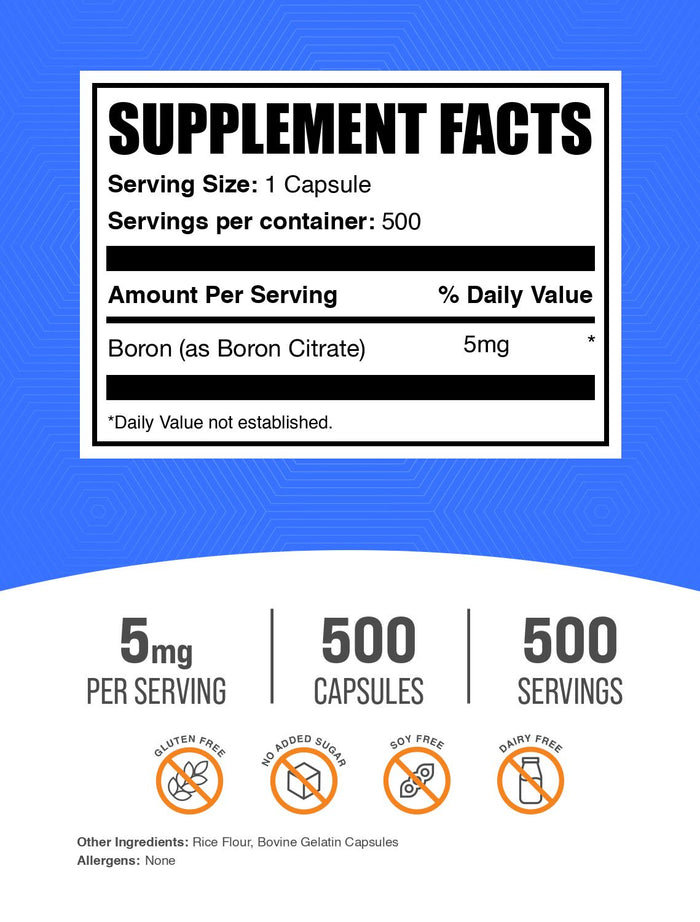 Boron Citrate Powder - Pure and High Quality