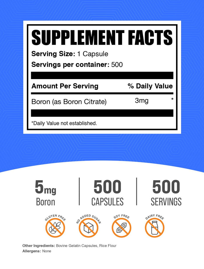 Boron Citrate Powder - Pure and High Quality
