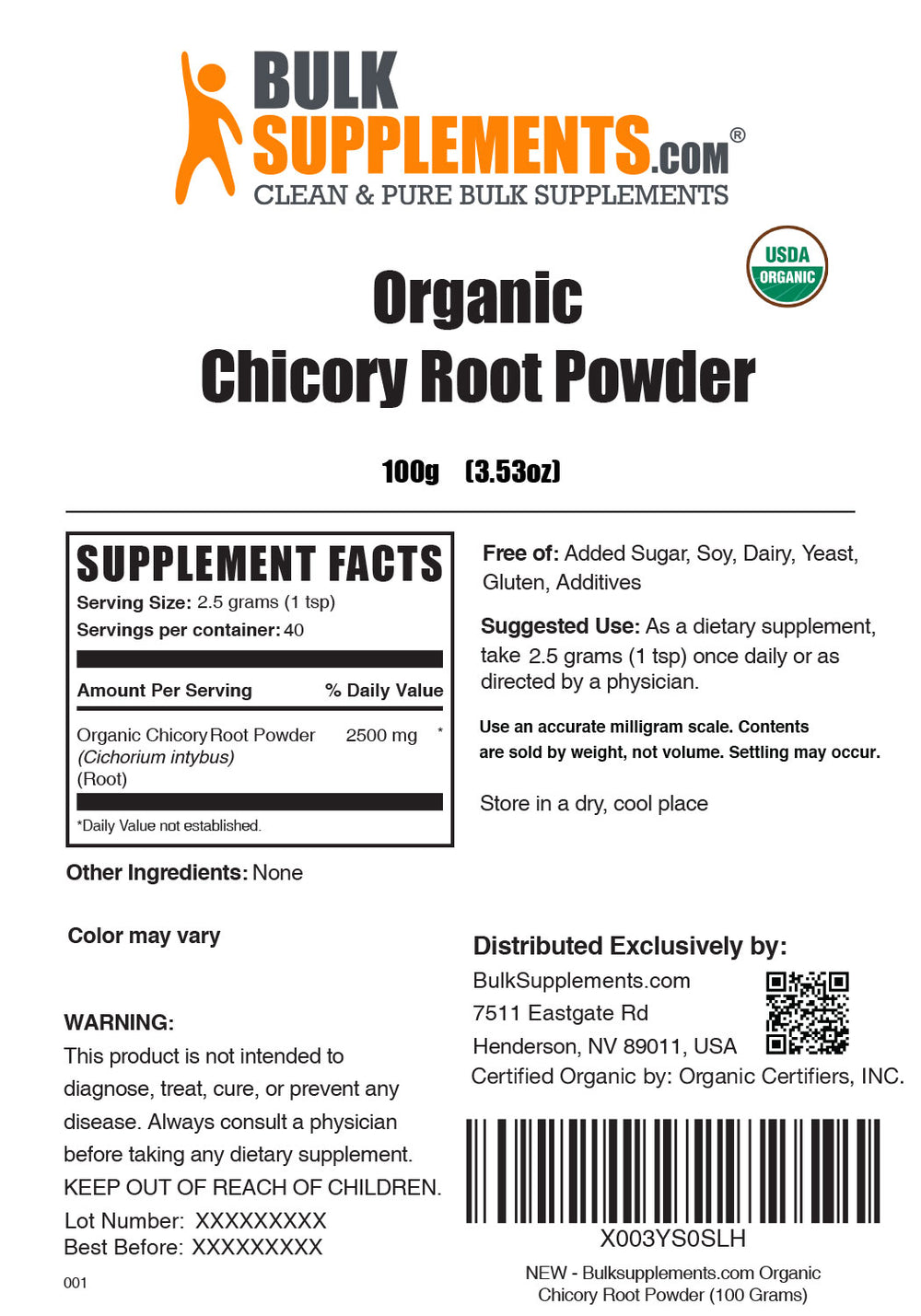 Organic Chicory Root Powder - Reap Its Health Benefits