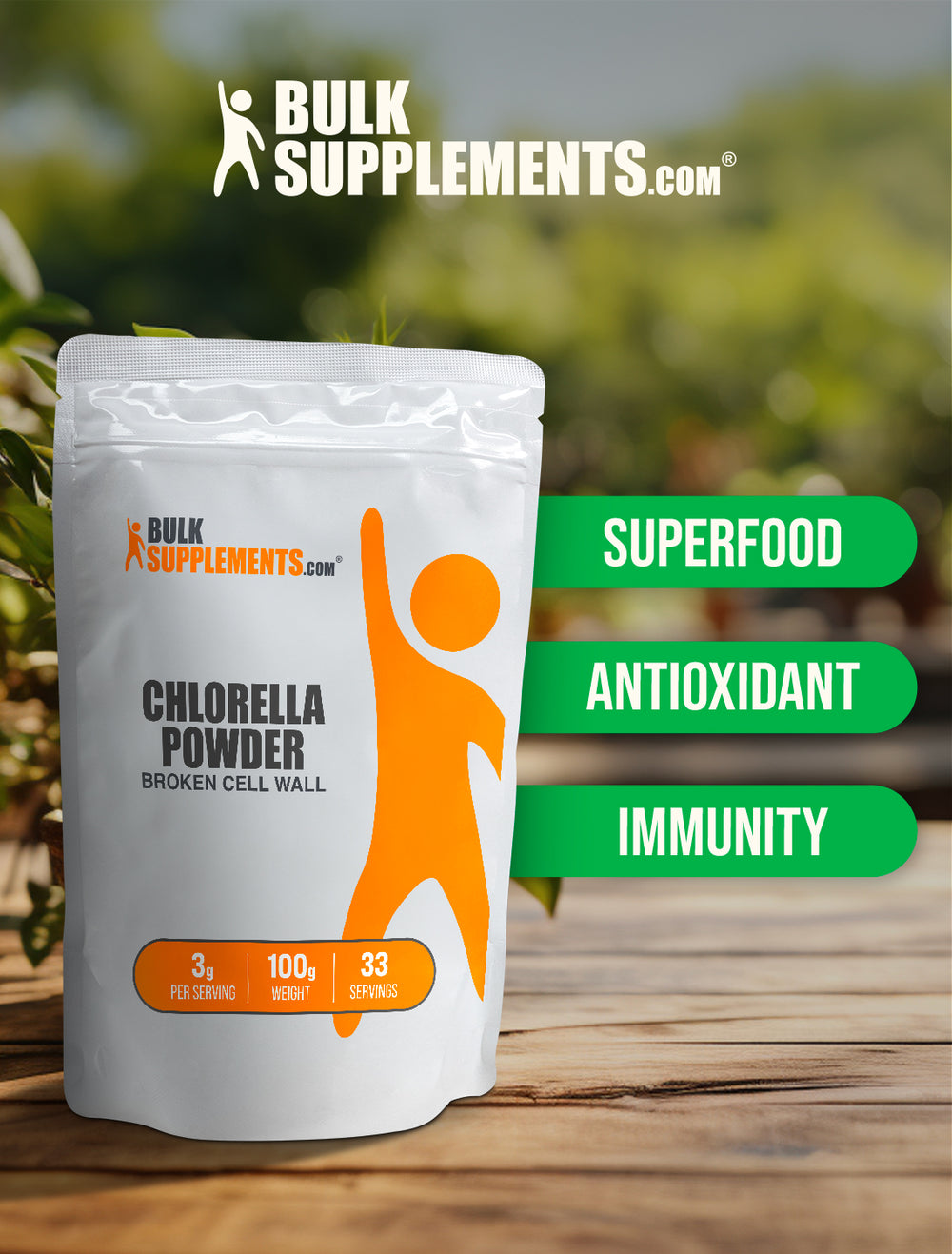Chlorella Blue-Green Algae Powder | Antioxidant Supplement