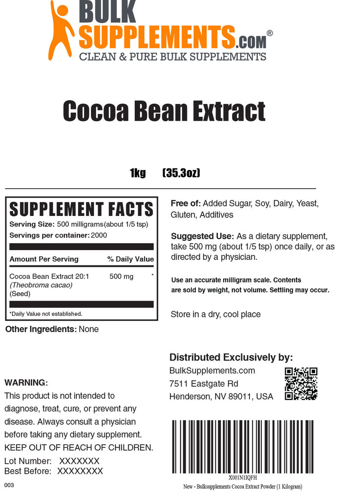 Theobroma cacao Extract | Cocoa Bean Extract | Cacao Bean Extract