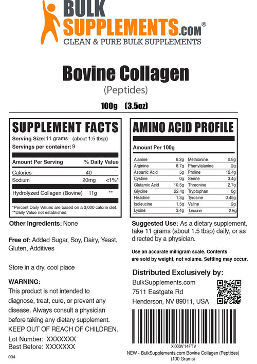Bovine Collagen | Peptides | Collagen Supplement