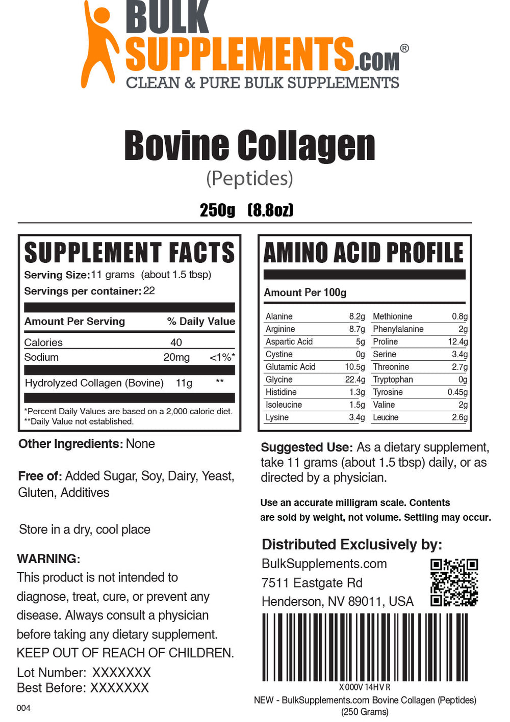Bovine Collagen | Peptides | Collagen Supplement