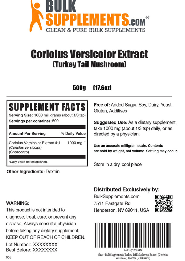 Coriolus versicolor Extract | Turkey Tail Mushroom Extract
