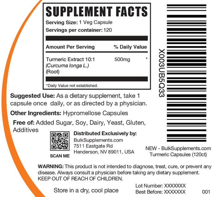 Turmeric Capsules - Get Boosted Energy & Improved Health