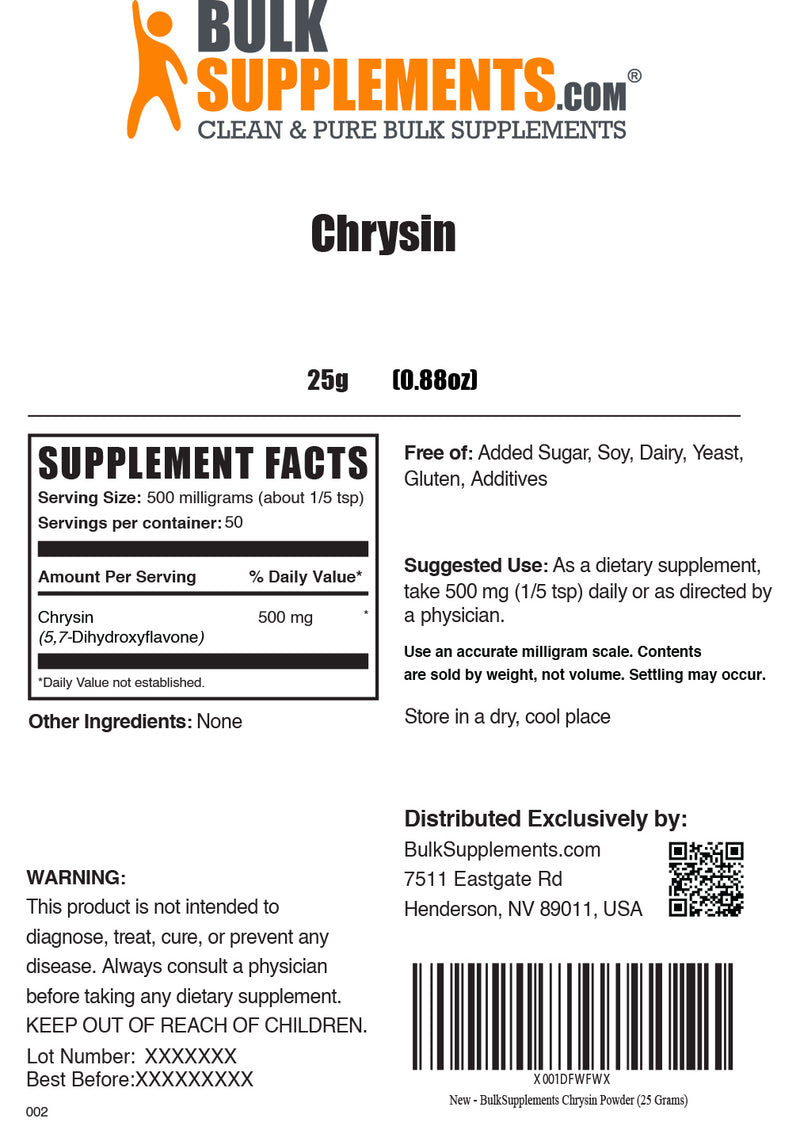 Chrysin Supplement | Chrysin Benefits | What Is Chrysin?