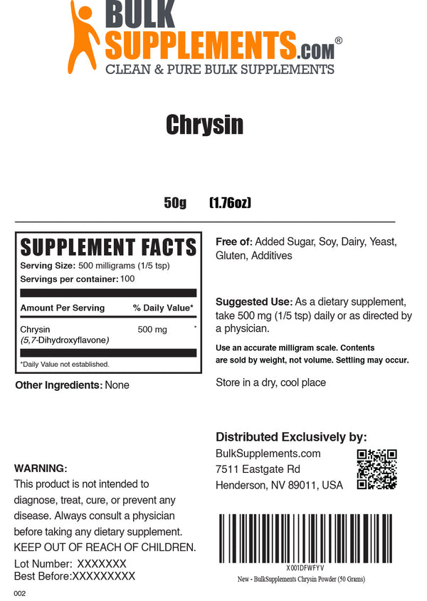 Chrysin Supplement | Chrysin Benefits | What Is Chrysin?
