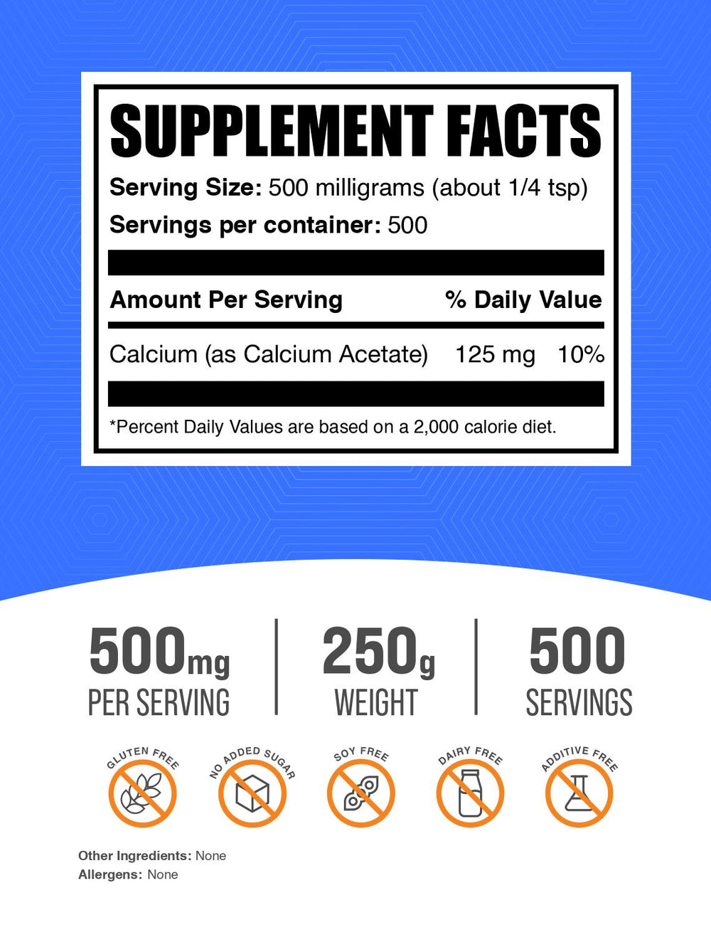 Calcium Acetate Powder