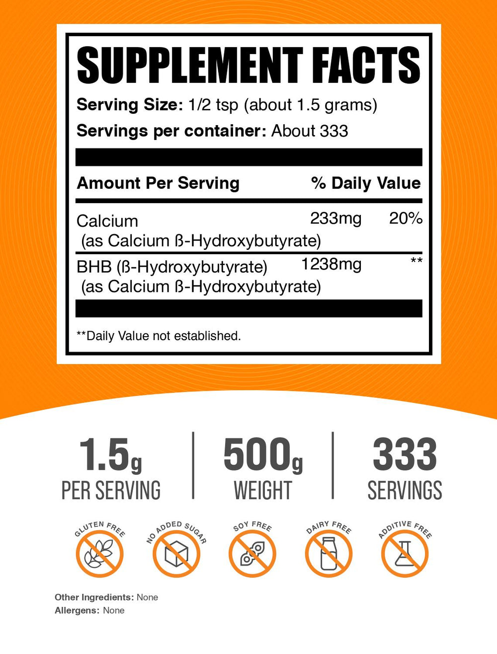 Calcium Beta-Hydroxybutyrate | Keto BHB Supplement