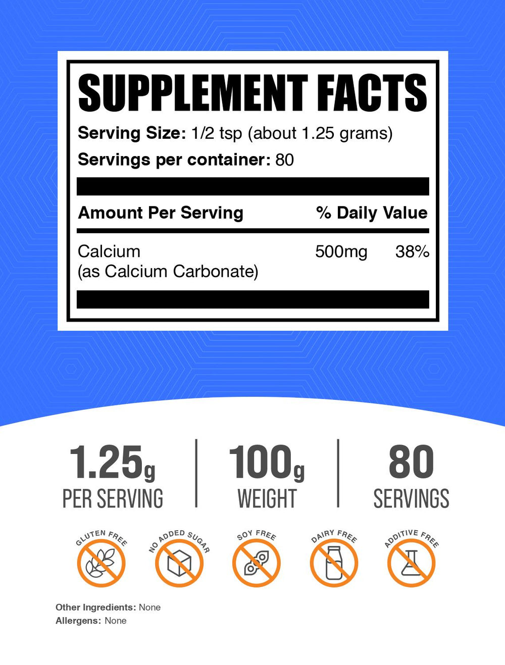 Calcium Carbonate Powder | Calcium Carbonate Supplement