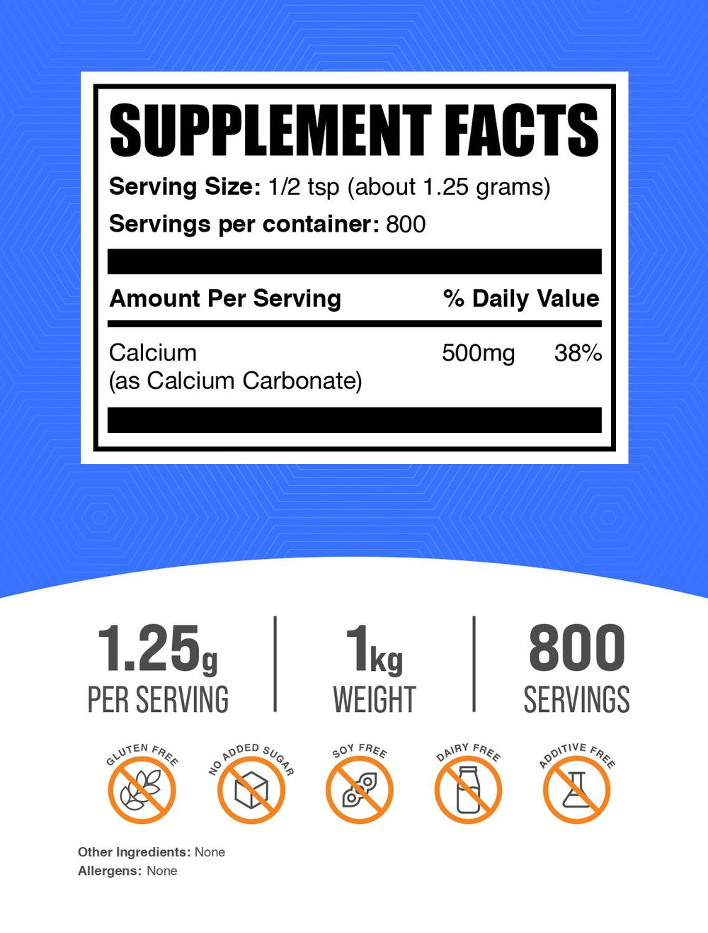 Calcium Carbonate Powder | Calcium Carbonate Supplement