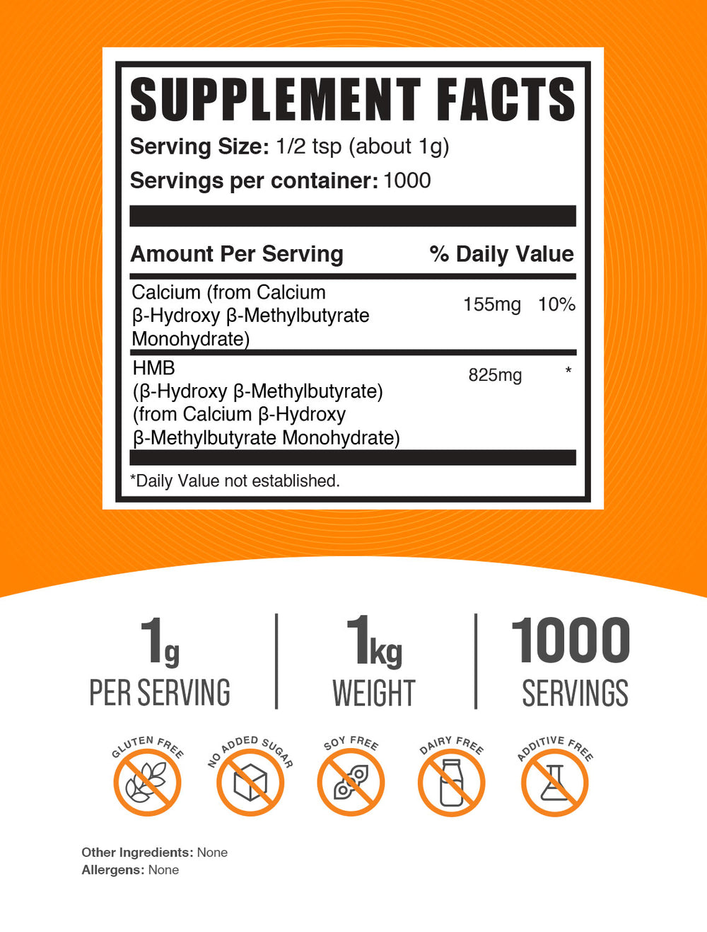 HMB Powder | HMB Supplement | Beta-Hydroxy Beta-Methylbutyric Acid