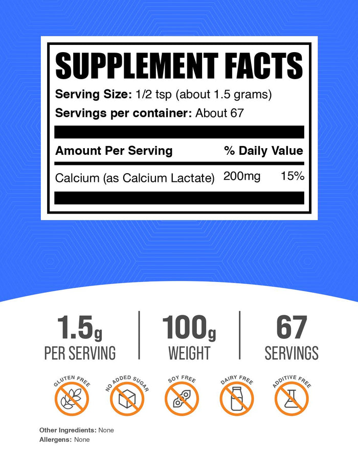 Calcium Lactate Powder | Calcium Lactate