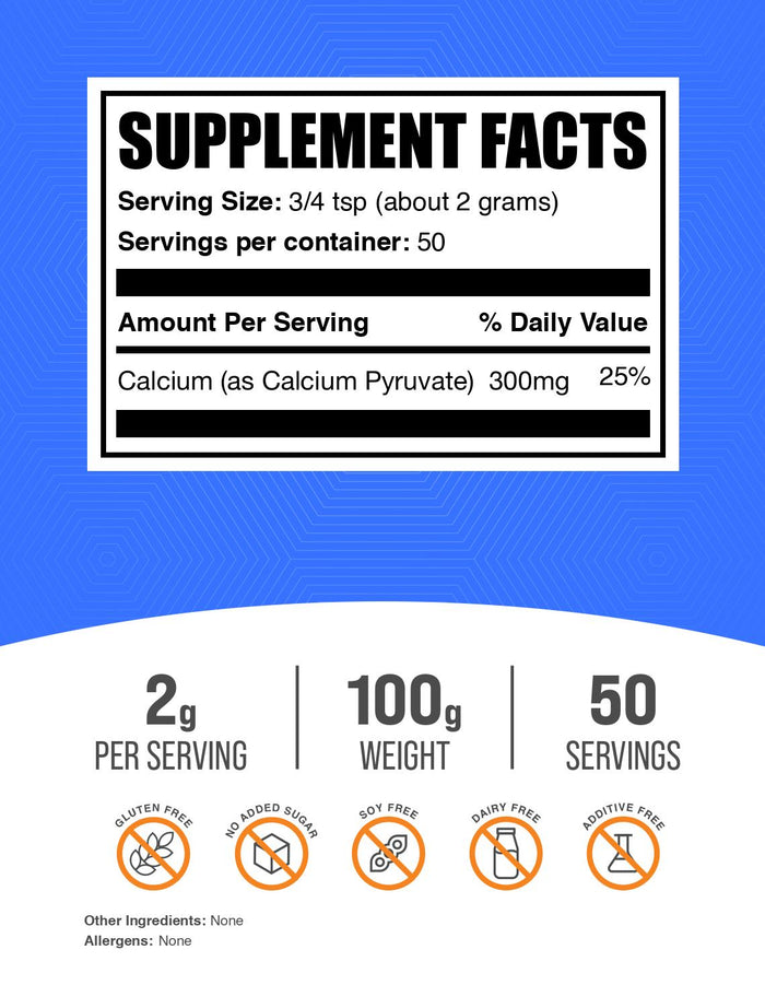 Calcium Pyruvate | Calcium Pyruvate Supplement