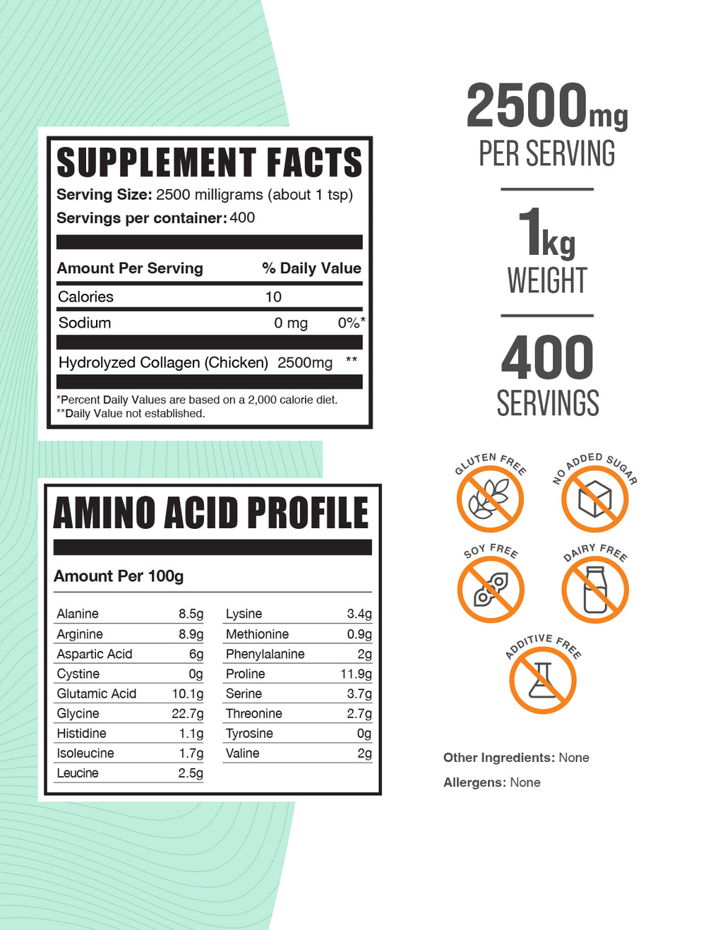 Hydrolyzed Collagen Powder | Chicken Collagen | Collagen Supplement