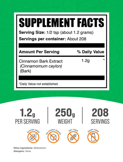 Cinnamon Bark Extract Powder | Cinnamon Bark Supplement