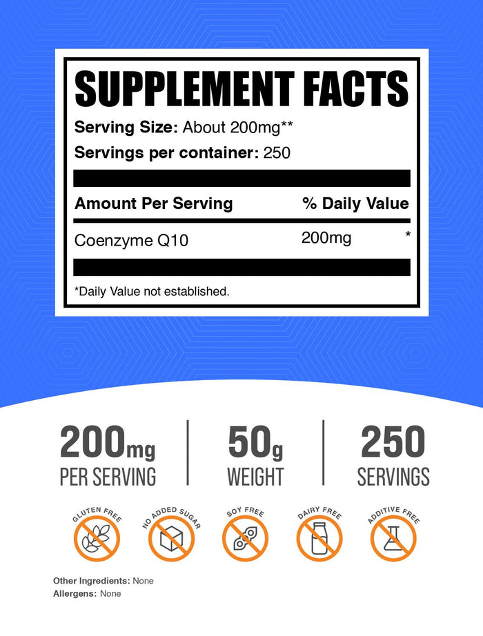 Coenzyme Q10 Powder | What is CoQ10 | CoQ10 Supplement