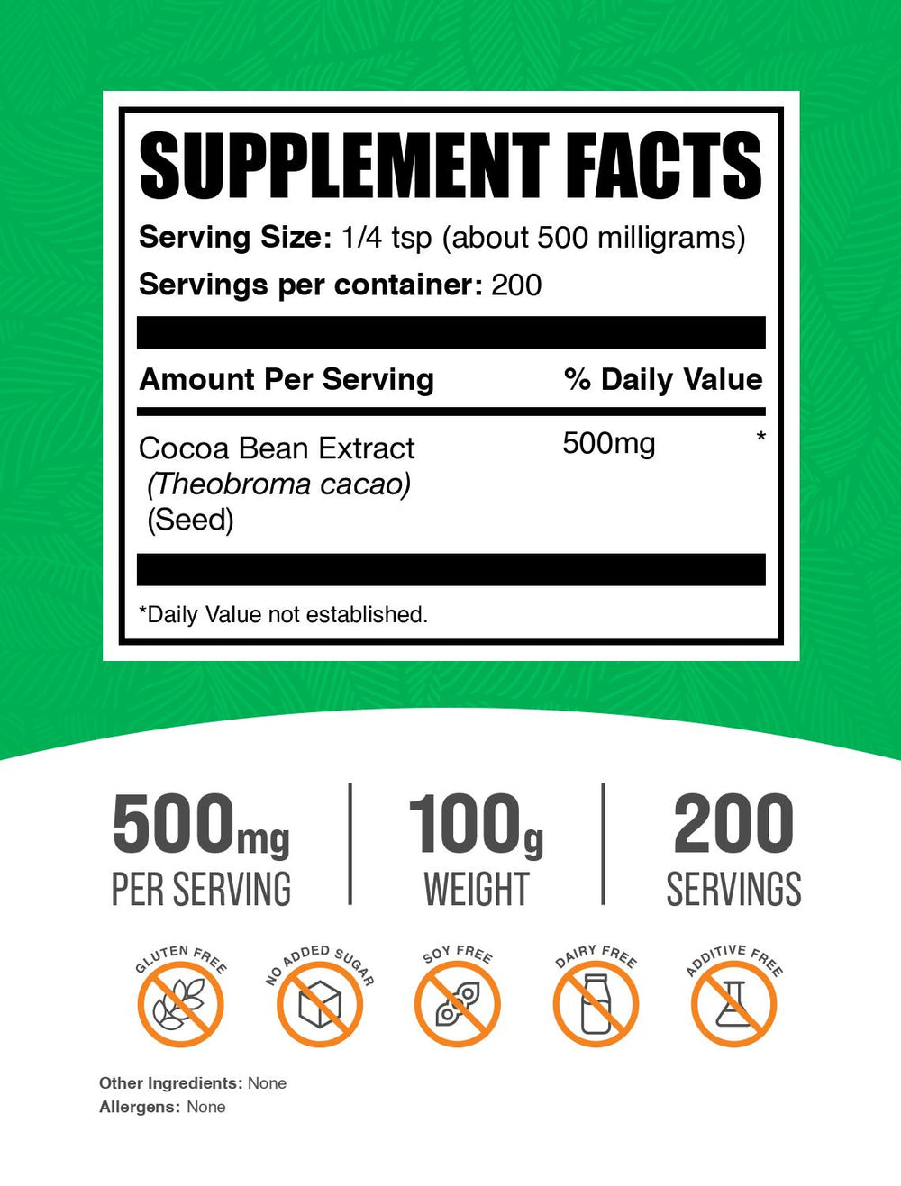 Theobroma cacao Extract | Cocoa Bean Extract | Cacao Bean Extract