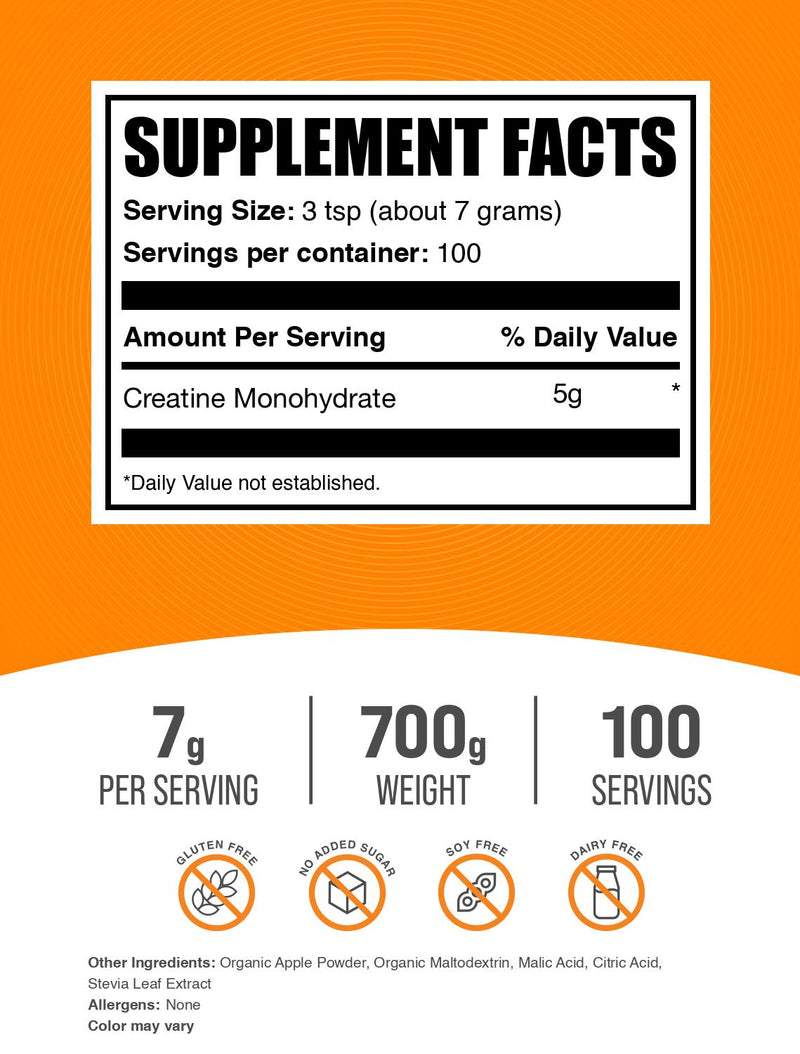 Creatine Sour Apple - Tart Flavor & Workout Performance Boost