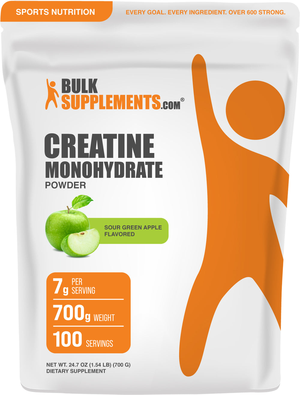 Creatine Sour Apple - Tart Flavor & Workout Performance Boost