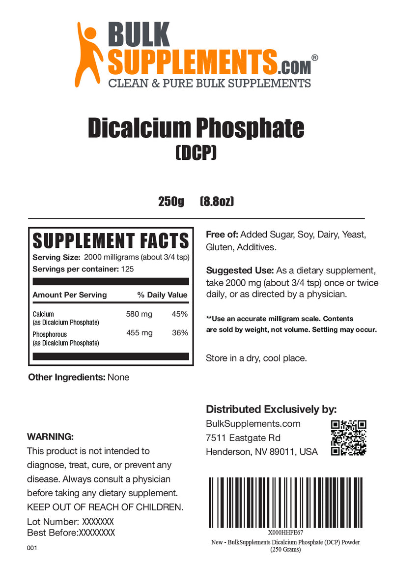 Dicalcium Phosphate Supplement | Food Additive