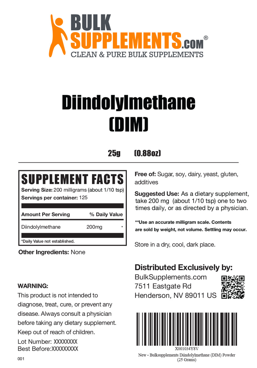 Diindolylmethane (DIM) Powder