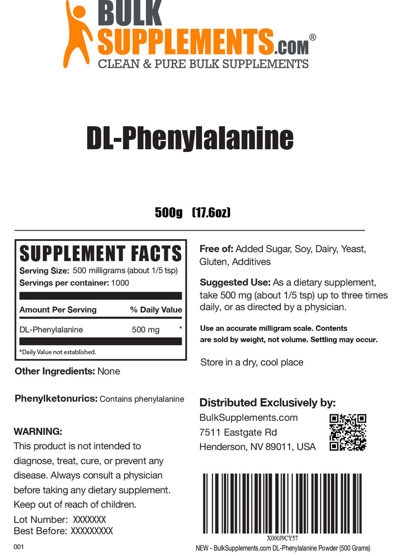 DL-Phenylalanine - Enhance Your Mood & Focus