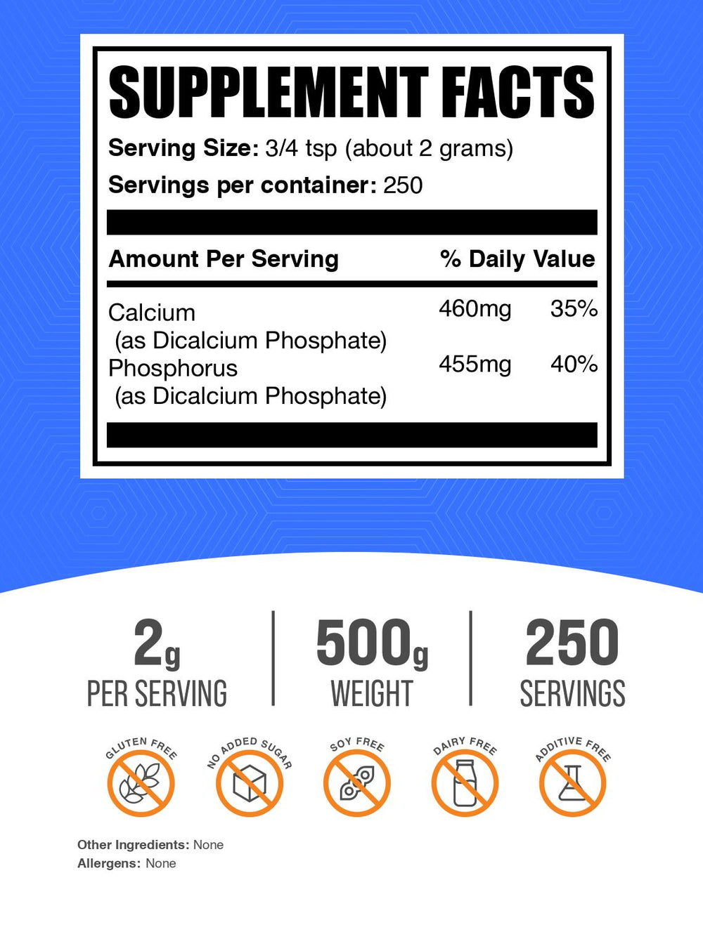 Dicalcium Phosphate Supplement | Food Additive