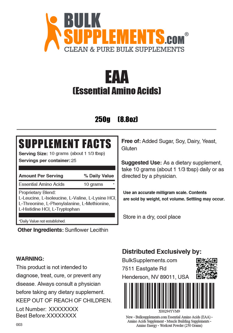 Essenital Amino Acid Powder - For Optimal Health & Performance
