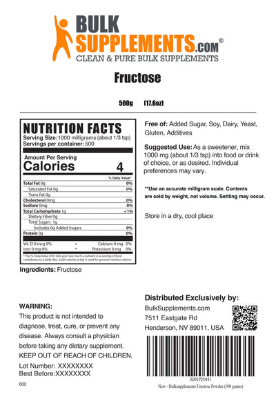 Fructose Powder | Fructose Sugar | Natural Sweetener