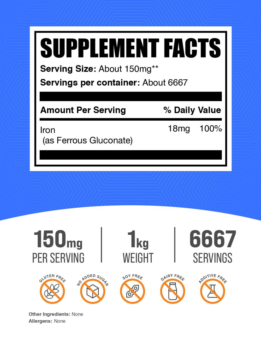 Ferrous Gluconate Powder | Iron Supplement